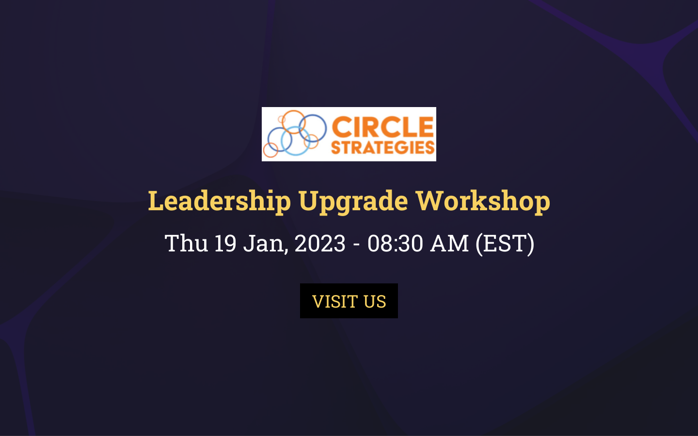 Leadership Upgrade Workshop